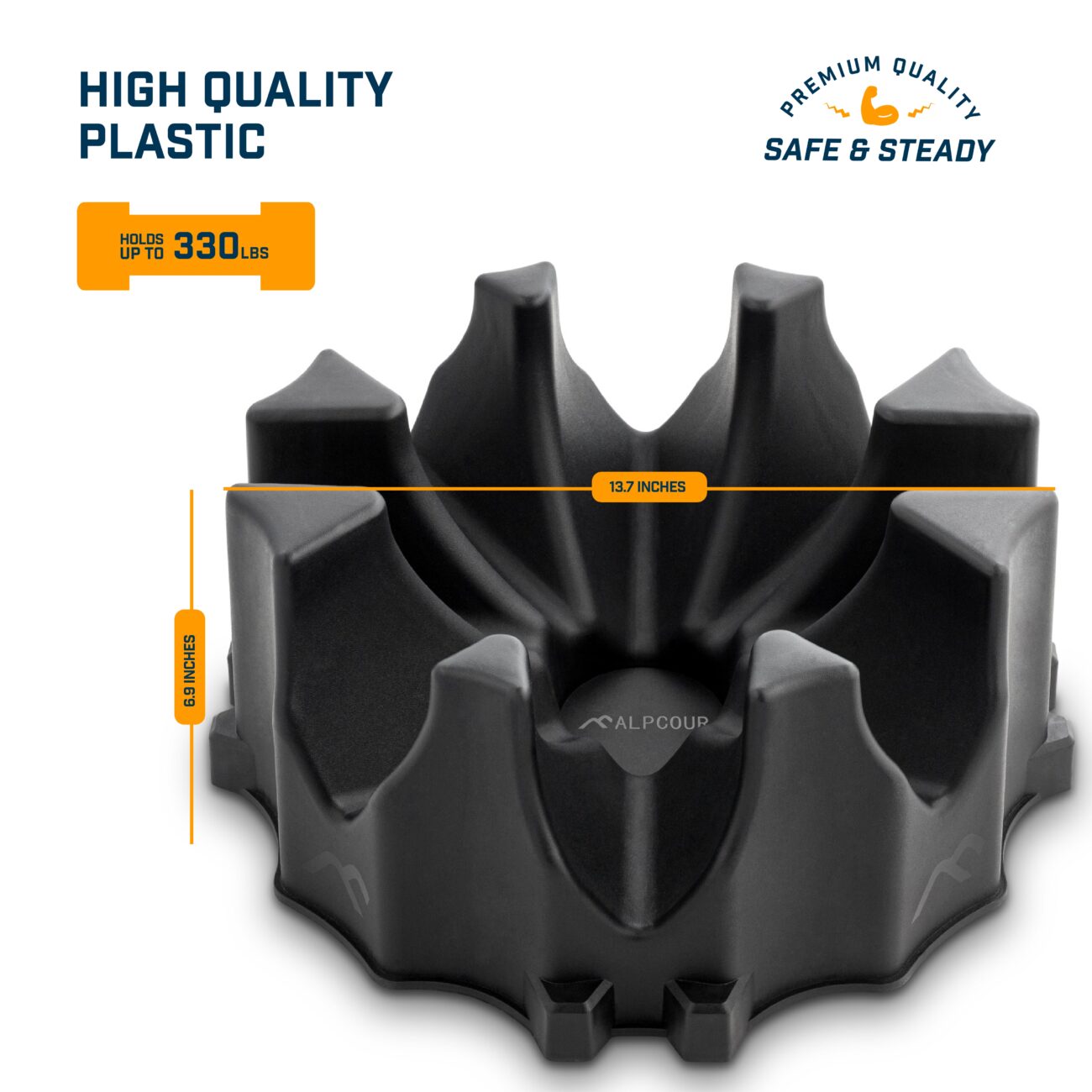 Bike Trainer 4-Tier Riser Block for Front Wheel with Anti-Skid Design ...