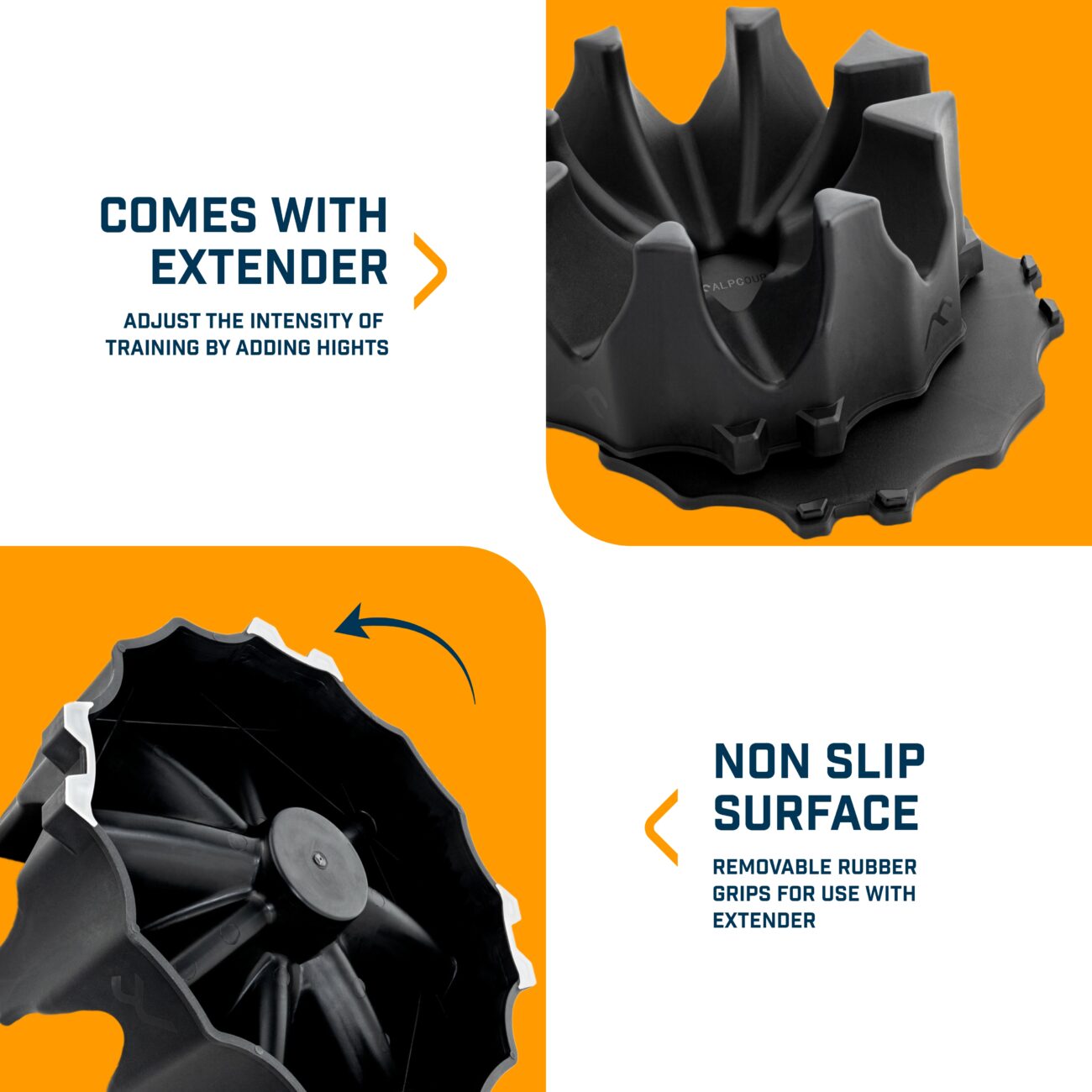 Bike Trainer 4-Tier Riser Block for Front Wheel with Anti-Skid Design ...